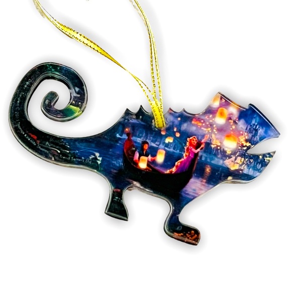 Disney | Holiday | 23 Disney Tangled Christmas Ornament Pascal Lizard ...